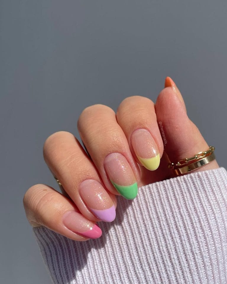 22 Elegant French Tip Nail Designs to Freshen Up Your Spring Look - Lux ...