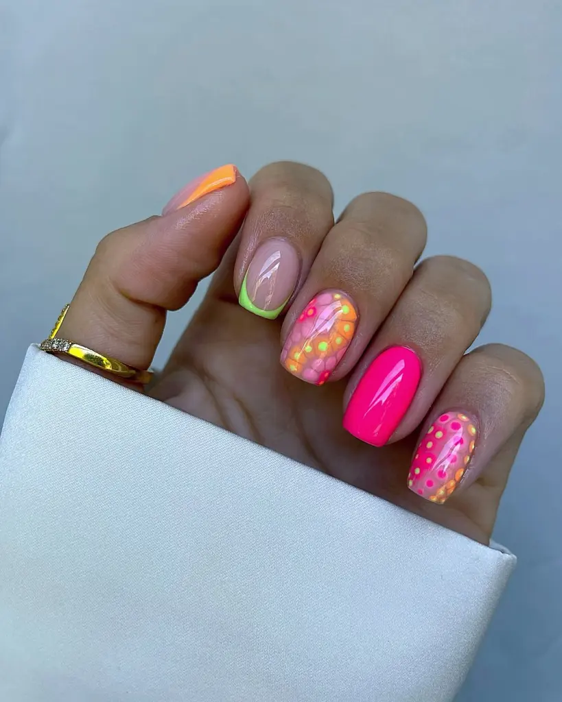 25 Vibrant Neon Nail Designs Perfect For Summer Fun - Lux Luna
